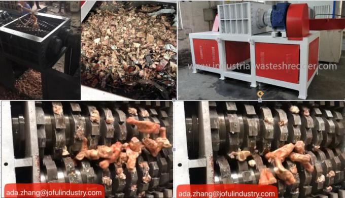 Stable Animal Bone Crusher , Dead Animal Shredder Customizable Output Size