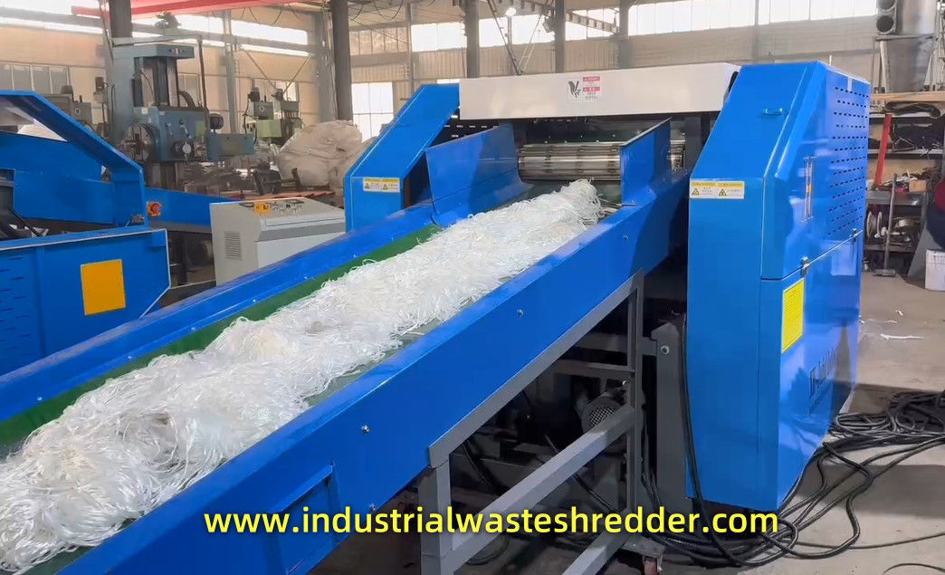 Industrial Waste PP Yarns Monofilament Shredder machine for PET PP HDPE PA Yarns,capacity 300 ...