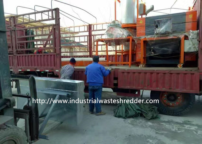 Airbag Fabric Cutting Machine Nylon Fabric Cloth Shredder Crusher ...